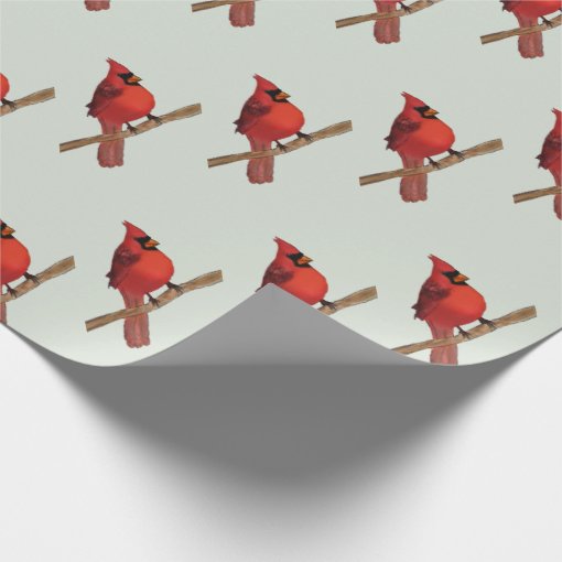 Northern Cardinal Red Bird Wrapping Paper | Zazzle