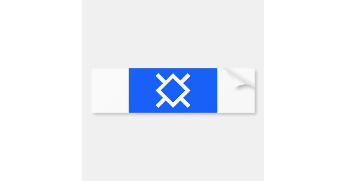 Northern Cheyenne ethnic flag america native Bumper Sticker | Zazzle