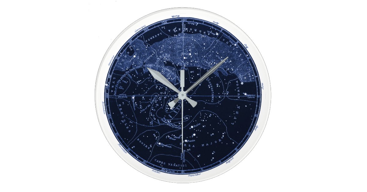 Northern Constellations Clock | Zazzle.com