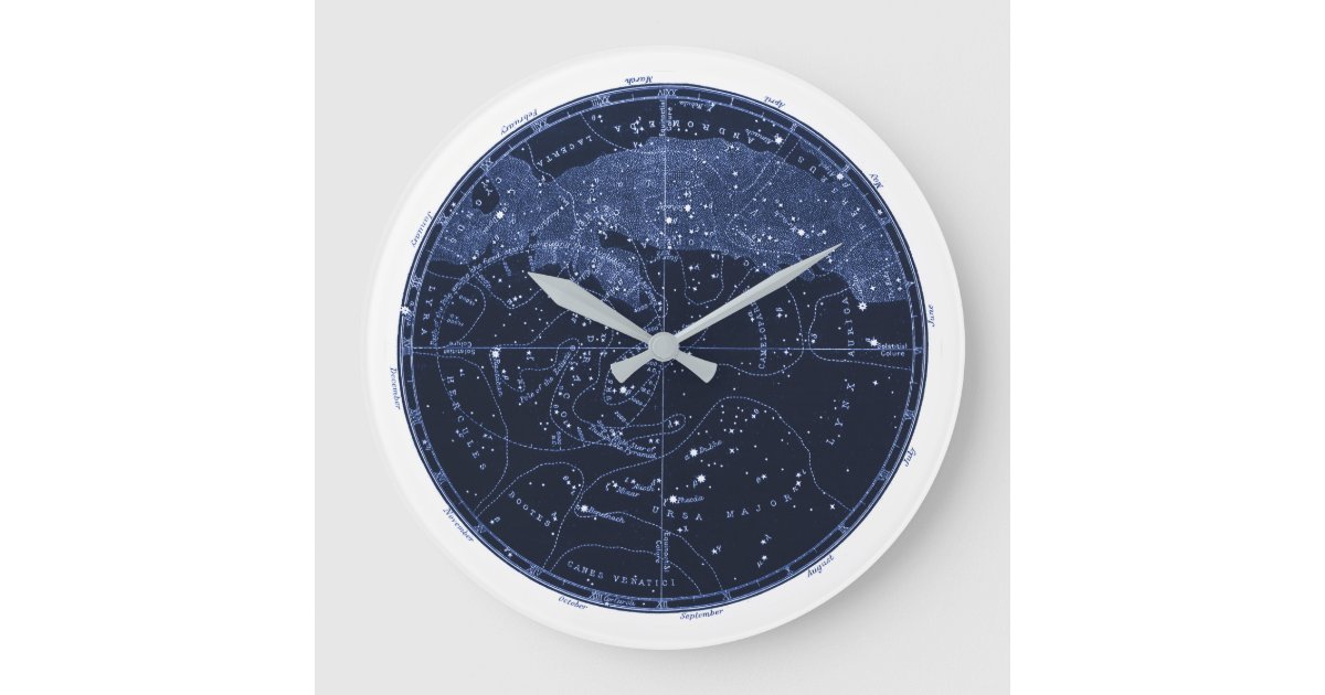 Northern Constellations Clock | Zazzle