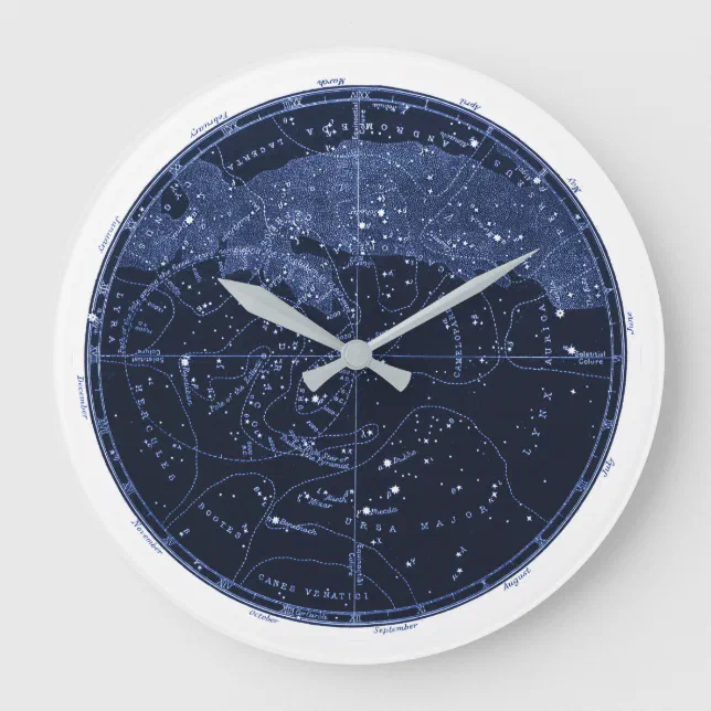 Northern Constellations Clock | Zazzle