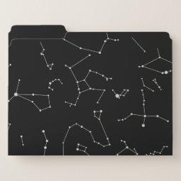 Northern Hemisphere Stellar Constellations File Folder | Zazzle