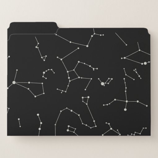 Northern Hemisphere Stellar Constellations File Folder | Zazzle