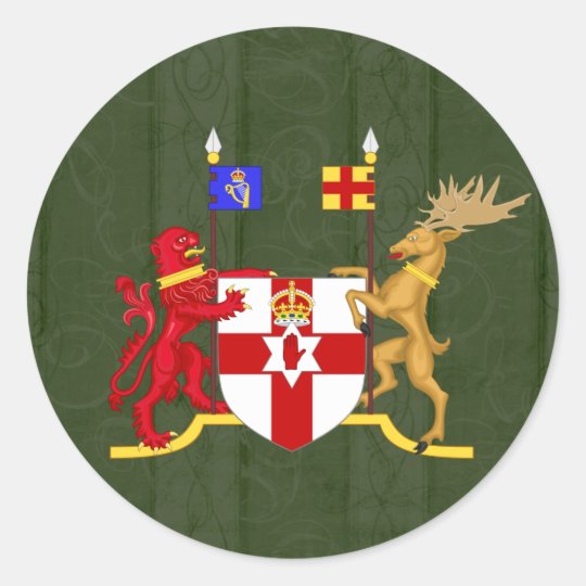 Northern Ireland Coat of Arms Stickers | Zazzle.com
