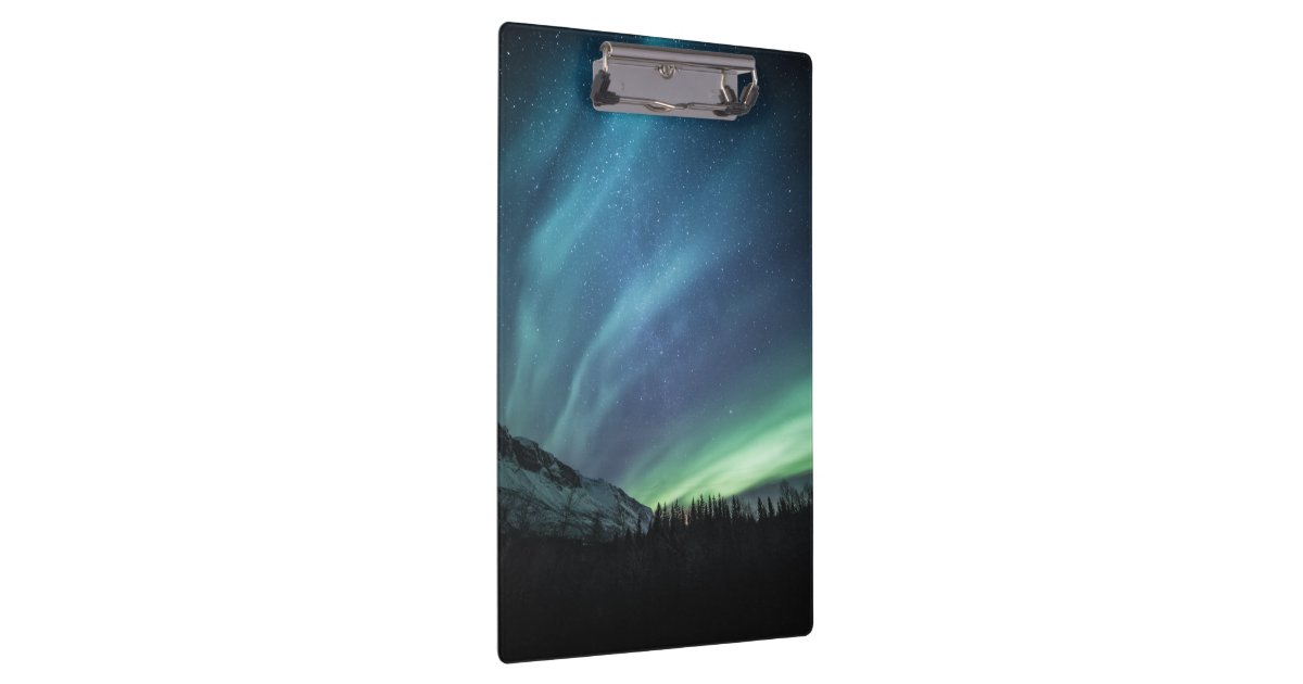 Northern Lights Photo Clipboard | Zazzle