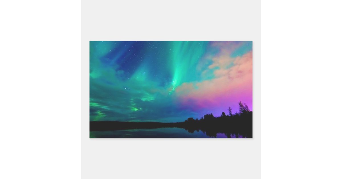 Northern Lights Sticker | Zazzle