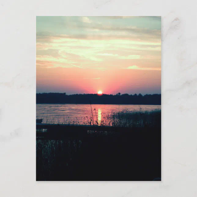 Northern Minnesota Sunset Postcard | Zazzle