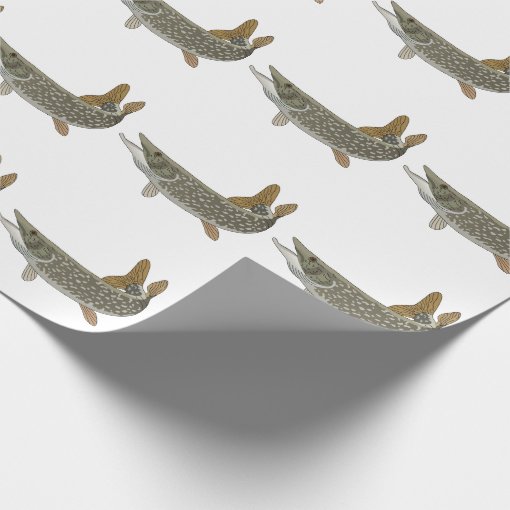 Northern Pike Wrapping Paper | Zazzle