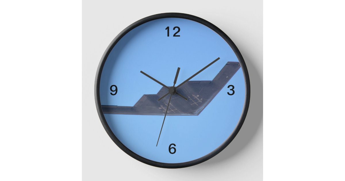 Northrop Grumman B-2 Spirit Clock | Zazzle