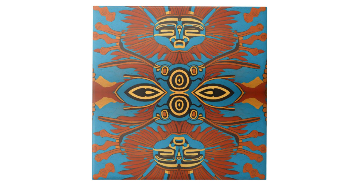 Northwest Native Ceramic Tile | Zazzle