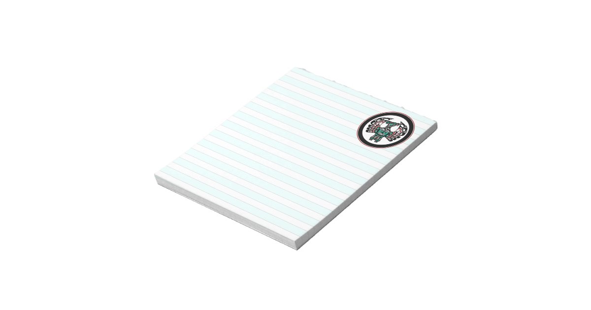 Northwest Pacific Coast Haida Art Thunderbird Notepad | Zazzle