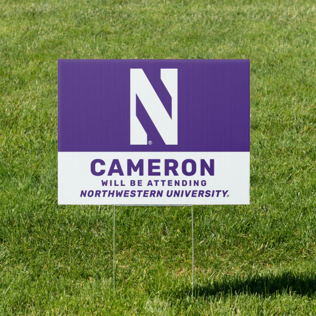 Northwestern University | Graduation Sign | Zazzle