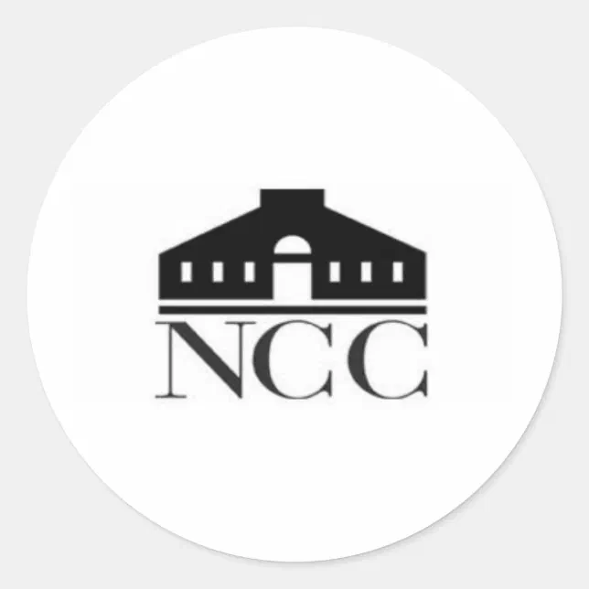 norwalk community college ct logo classic round sticker | Zazzle