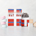 Norway and Norwegian Flag Wrapping Paper | Zazzle