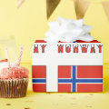 Norway and Norwegian Flag Wrapping Paper | Zazzle