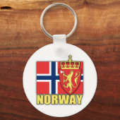 Norway Coat of Arms Keychain | Zazzle