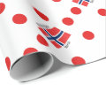 Norway Flag And Norwegian Language Design Wrapping Paper | Zazzle