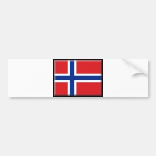 Norway Flag Bumper Sticker | Zazzle.com