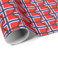 Norway Flag Honeycomb Wrapping Paper | Zazzle