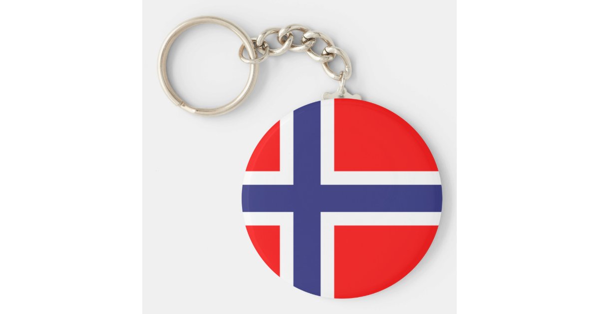 Norway flag keychain | Zazzle.com