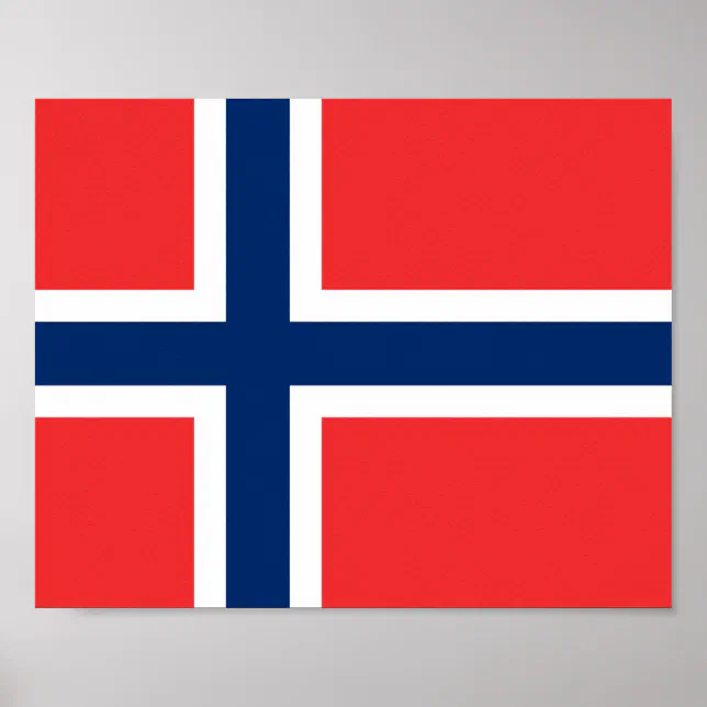 Norway Flag Poster | Zazzle