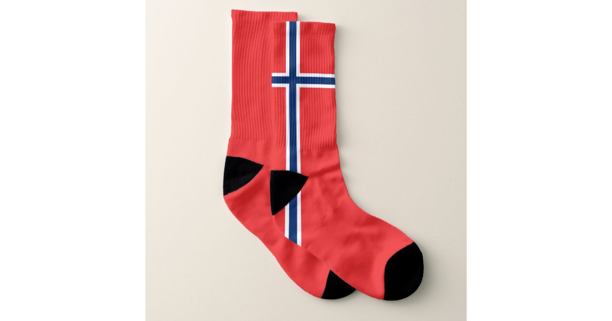 Norway Flag Socks | Zazzle.com