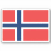 Norway Flag Sticker | Zazzle