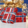 Norway flag wrapping paper | Zazzle