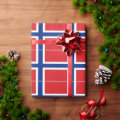 Norway Flag Wrapping Paper | Zazzle
