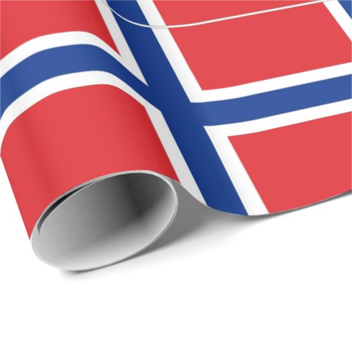Norway Flag Wrapping Paper | Zazzle