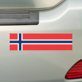 Norway - Norwegian Flag Bumper Sticker | Zazzle