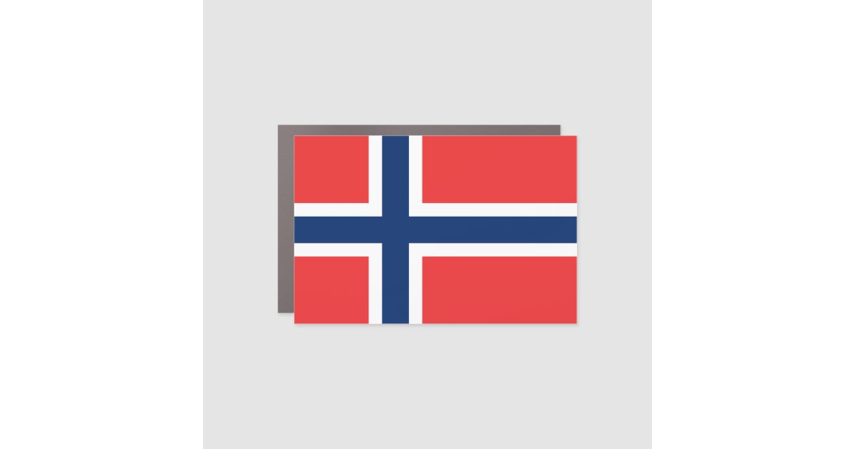 Norway (Norwegian) Flag Car Magnet | Zazzle