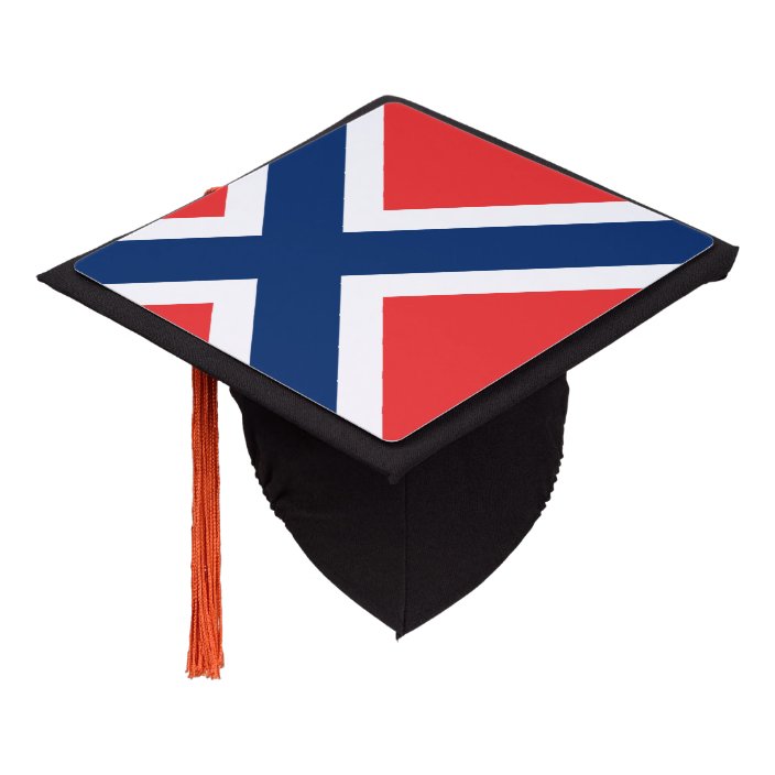 Norway & Norwegian Flag - Students /University Graduation Cap Topper ...