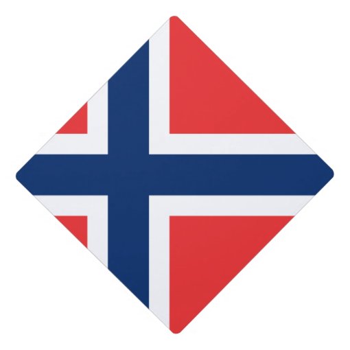 Norway & Norwegian Flag - Students /University Graduation Cap Topper ...