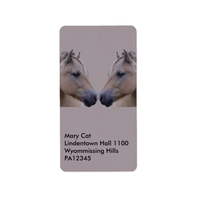 Norwegian Fjord Label | Zazzle