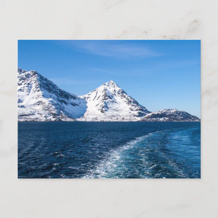 Norwegian fjord postcard | Zazzle