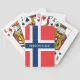 Norwegian flag of Norway custom playing cards | Zazzle