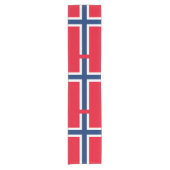 Norwegian flag short table runner | Zazzle