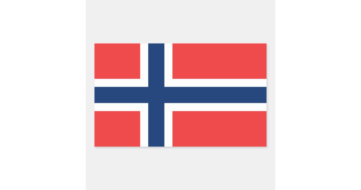 Norwegian flag Stickers | Zazzle