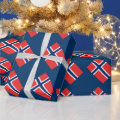 Norwegian flag wrapping paper | Norway gift wrap | Zazzle