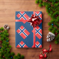 Norwegian flag wrapping paper | Norway gift wrap | Zazzle