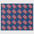 Norwegian flag wrapping paper | Norway gift wrap | Zazzle