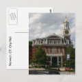 Norwich, CT. City Hall Postcard | Zazzle