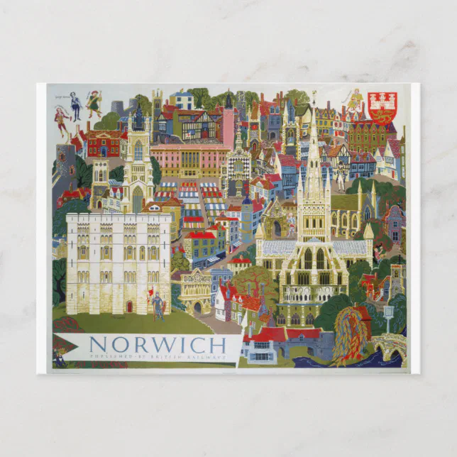 Norwich England Postcard | Zazzle