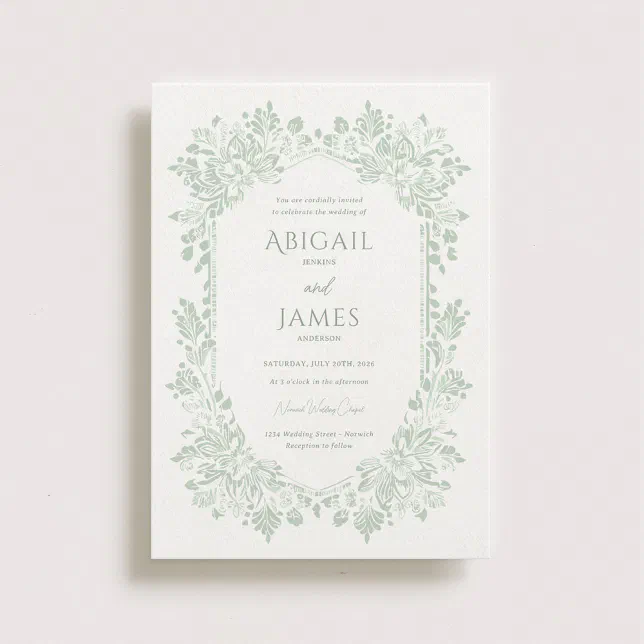 Norwich Wedding Invitation | Zazzle