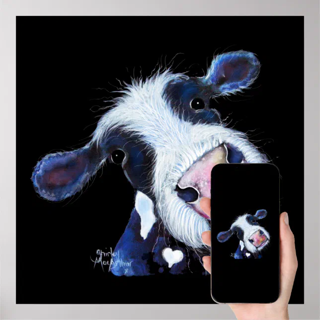 NoSeY CoW ' BeRTHa BeeTRooT ' BY SHiRLeY MacARTHuR Poster | Zazzle