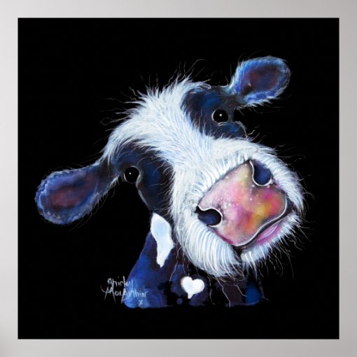 NoSeY CoW ' BeRTHa BeeTRooT ' BY SHiRLeY MacARTHuR Poster | Zazzle