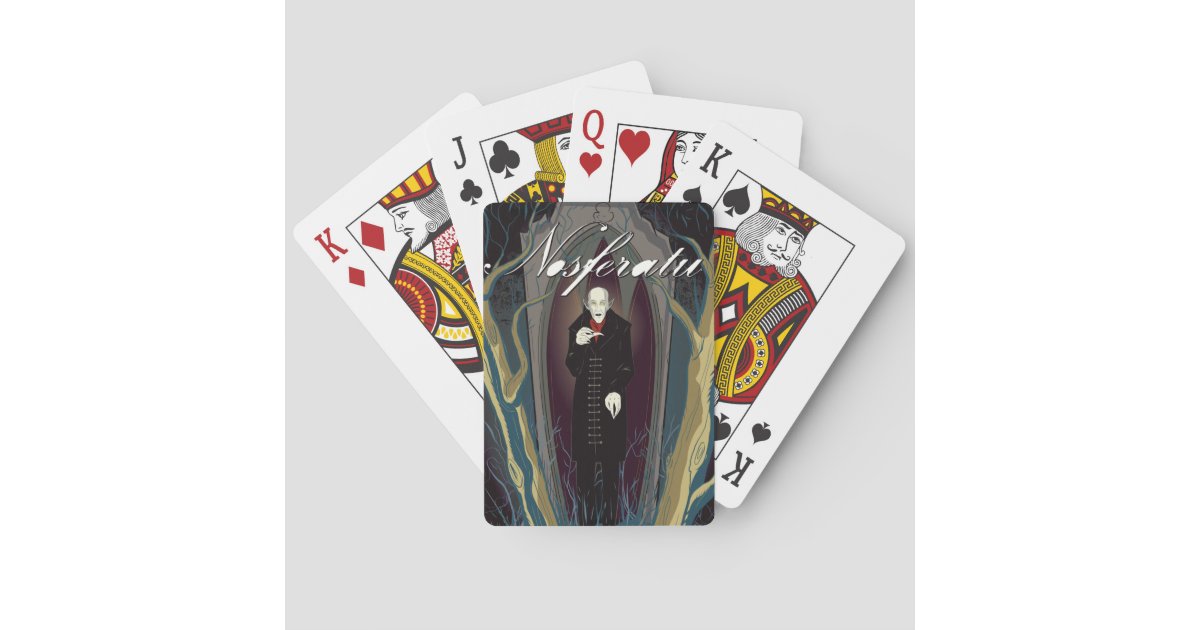 Nosferatu playing cards | Zazzle