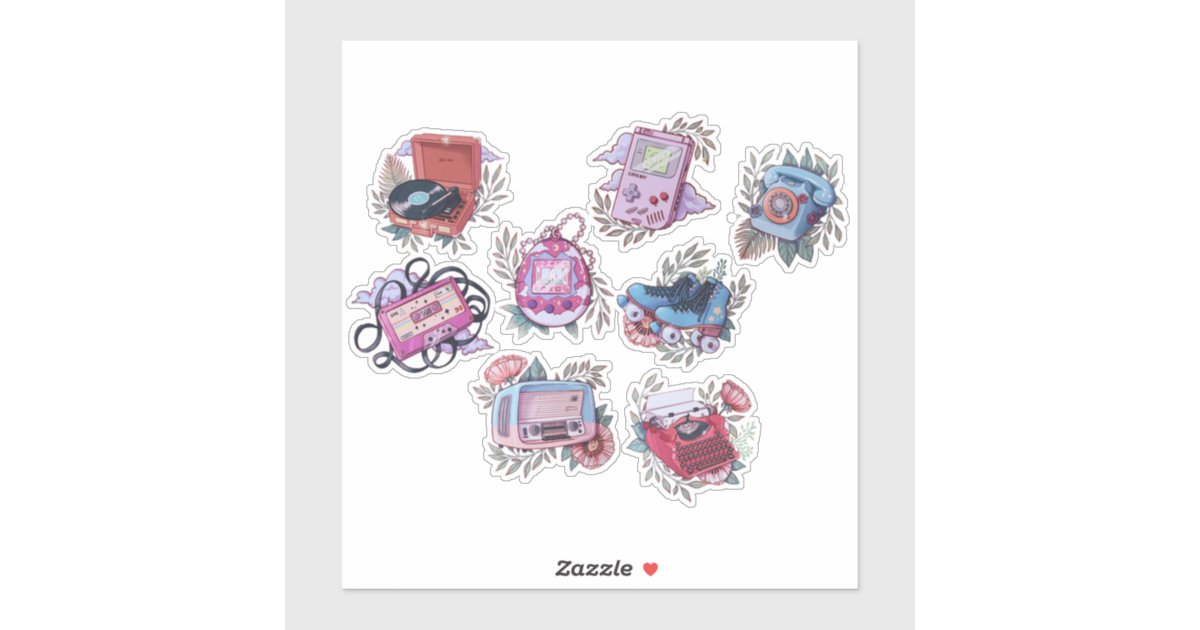 Nostalgia Sticker | Zazzle