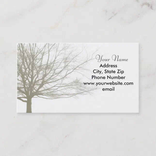 Nostalgia Tree Business Card | Zazzle